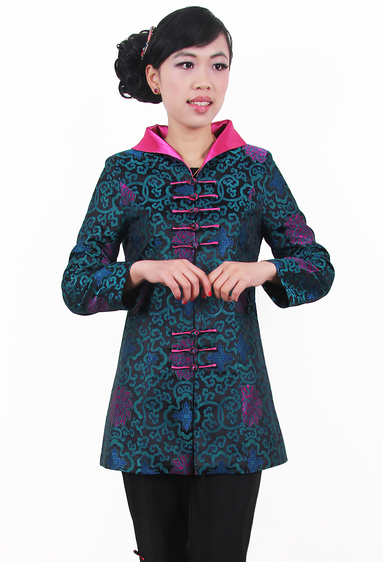 Black Chinese Clothes CCJ109 - Custom-made Cheongsam,Chinese clothes ...